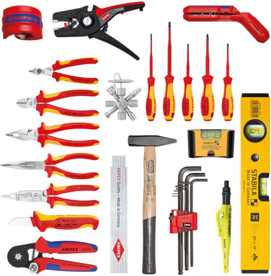 Knipex ranac za alat Modular X18 Electric + set od 22 alata - za ...