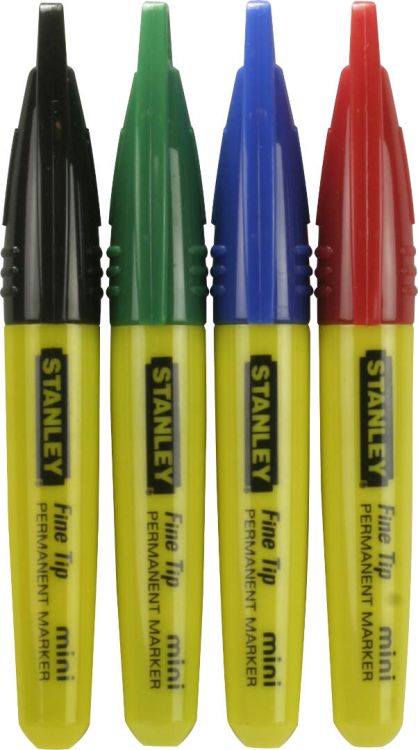 Stanley mini marker raznih boja: crvena, plava, zelena, crna - 1 komad ...