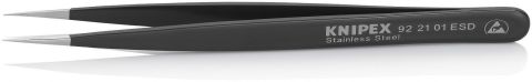 Knipex univerzalna precizna špicasta pinceta ESD 125mm (92 21 01 ESD)