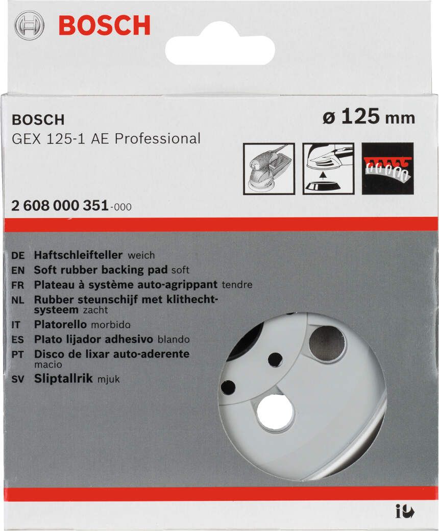 Bosch ploča sa čičkom - tanjir 125mm (ekstra mekani) za GEX 125-1 AE (2608000351)