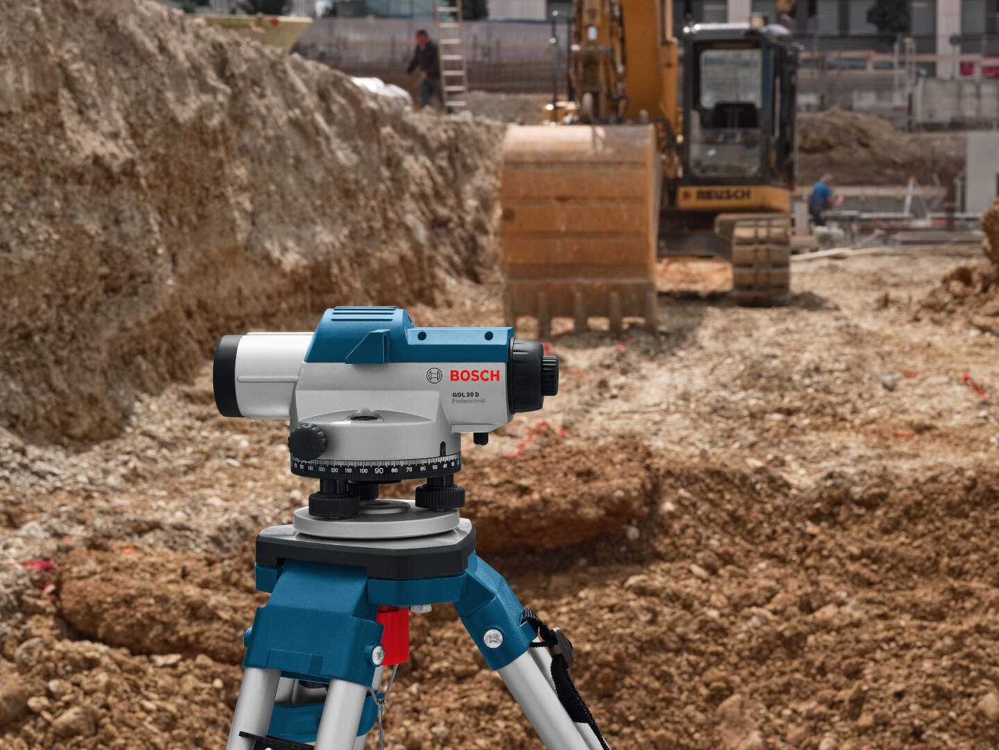 Bosch GOL 20 D optički uređaj za nivelisanje - nivelir + stativ i merna ...