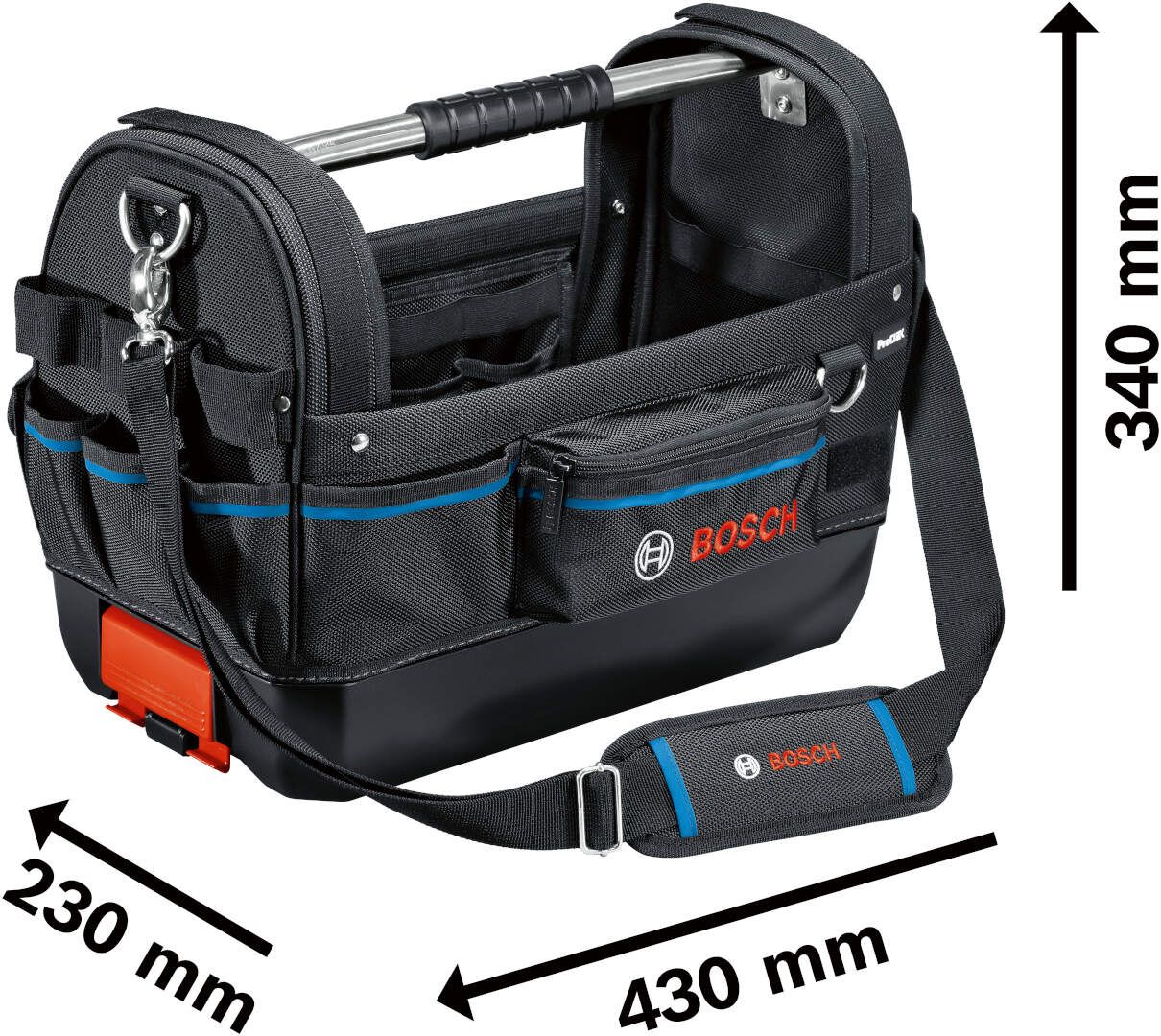 Bosch Professional mešoviti set ručnih alata sa GWT 20 torbom (1600A02H5B)