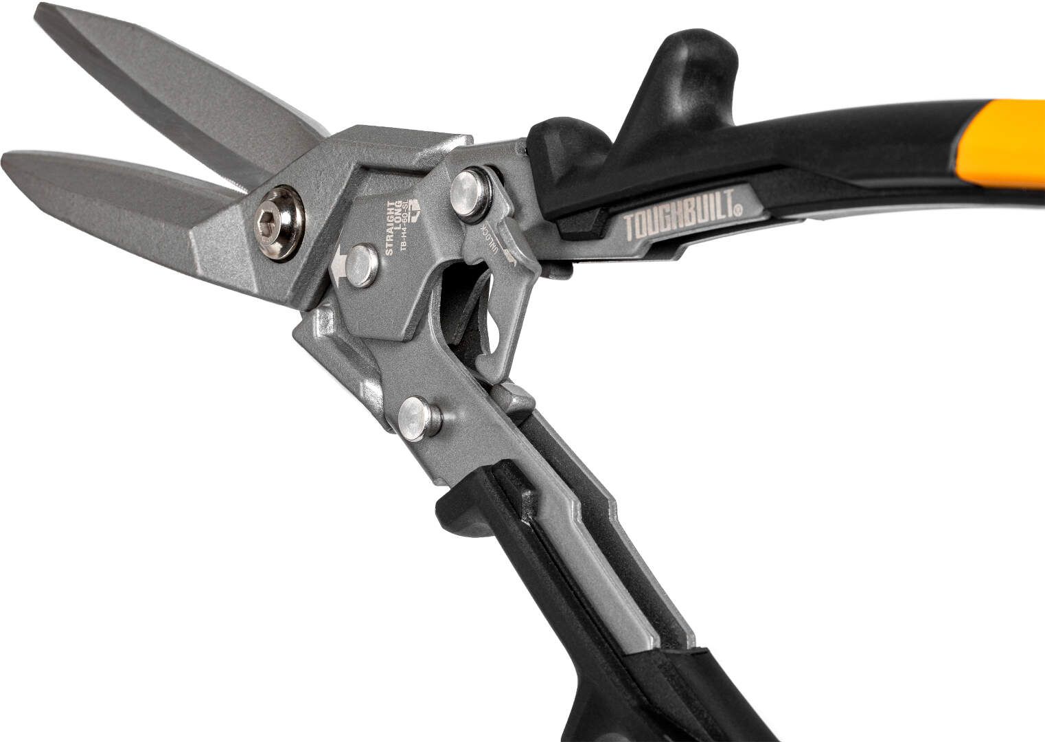 Duge ravne makaze za lim industrijskog kvaliteta TOUGHBUILT TB-H4-60-SL