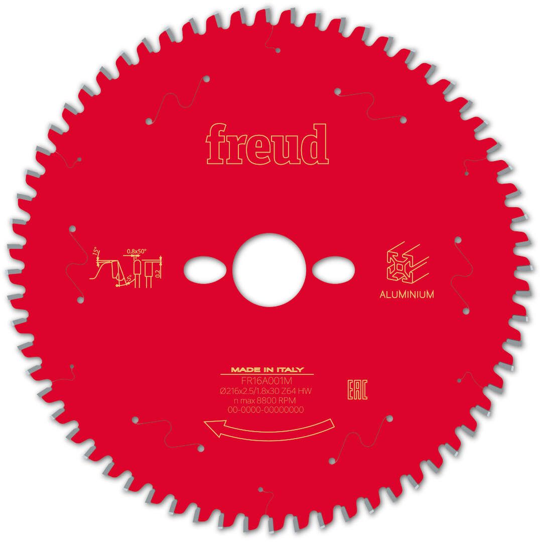 FREUD 216x2,5x30mm 64Z list cirkularne testere za aluminijum za ger ...
