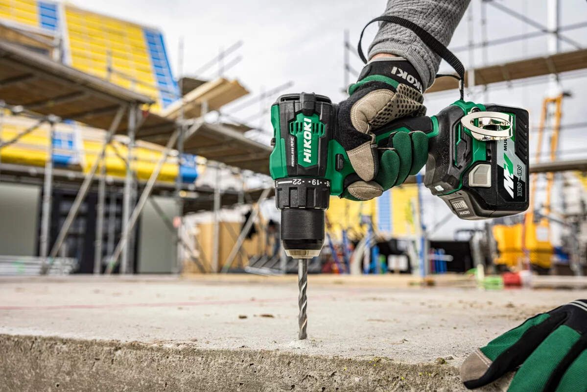 Hikoki akumulatorska vibraciona bušilica - sa motorom bez četkica DV18DE-WHZ; 18V; 2x4,0 Ah