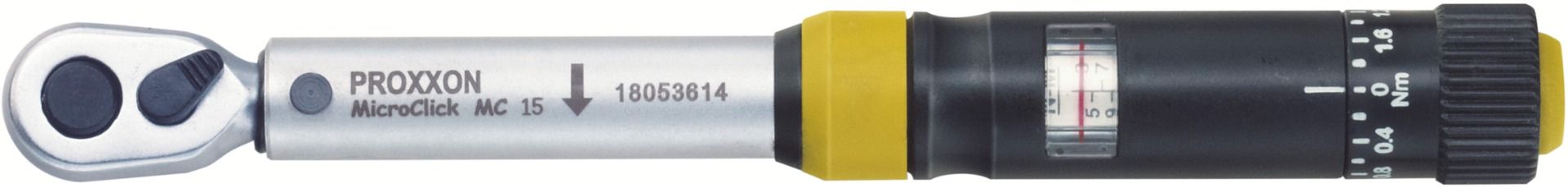 Proxxon MicroClick 1/4” moment ključ MC 15; 3 - 15 Nm (23345)