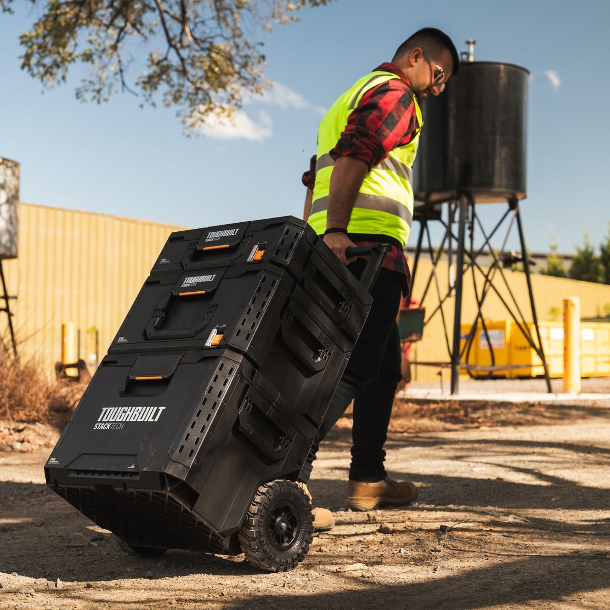 TOUGHBUILT StackTech™ trodelni set kutija za alat sa točkovima za ...
