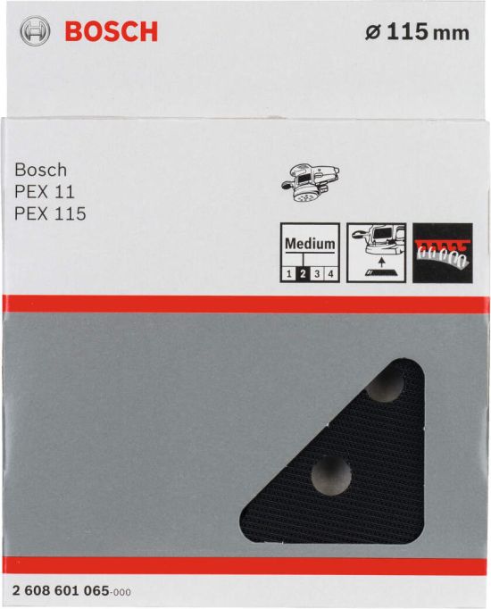 Bosch ploča sa čičkom - tanjir 115mm (srednji) za PEX 11 / PEX 115 (2608601065)