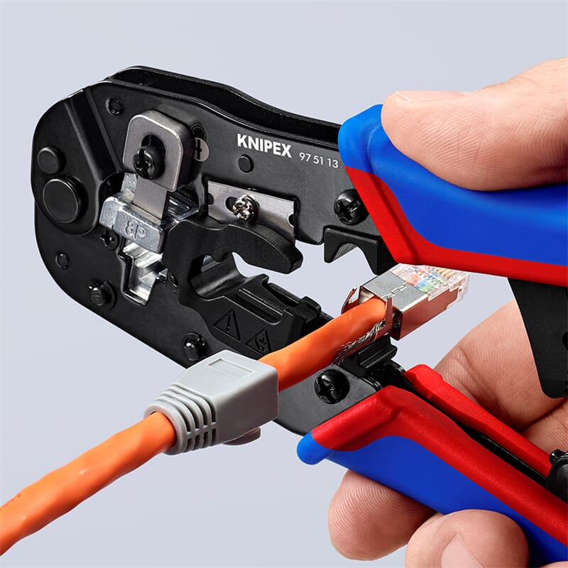 Knipex klešta za krimpovanje za RJ45 konektore (97 51 13)